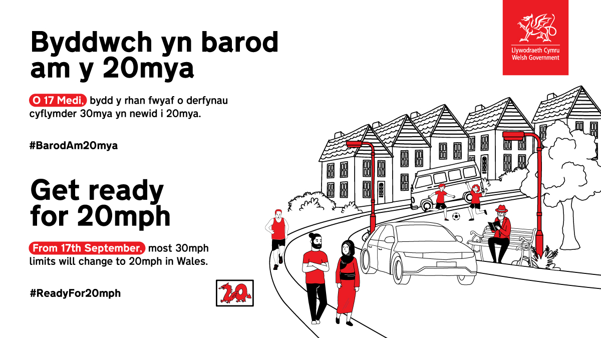 Safer at 20mph: Let’s look out for each other - Wales Safer Communities