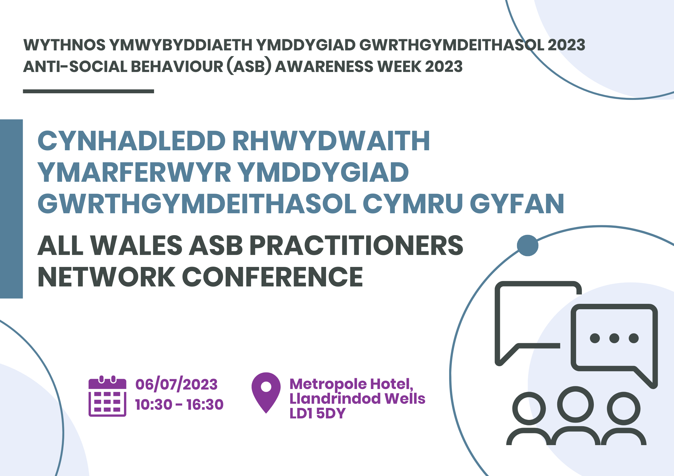 All Wales ASB Practitioners Network Conference 2023 - Wales Safer ...