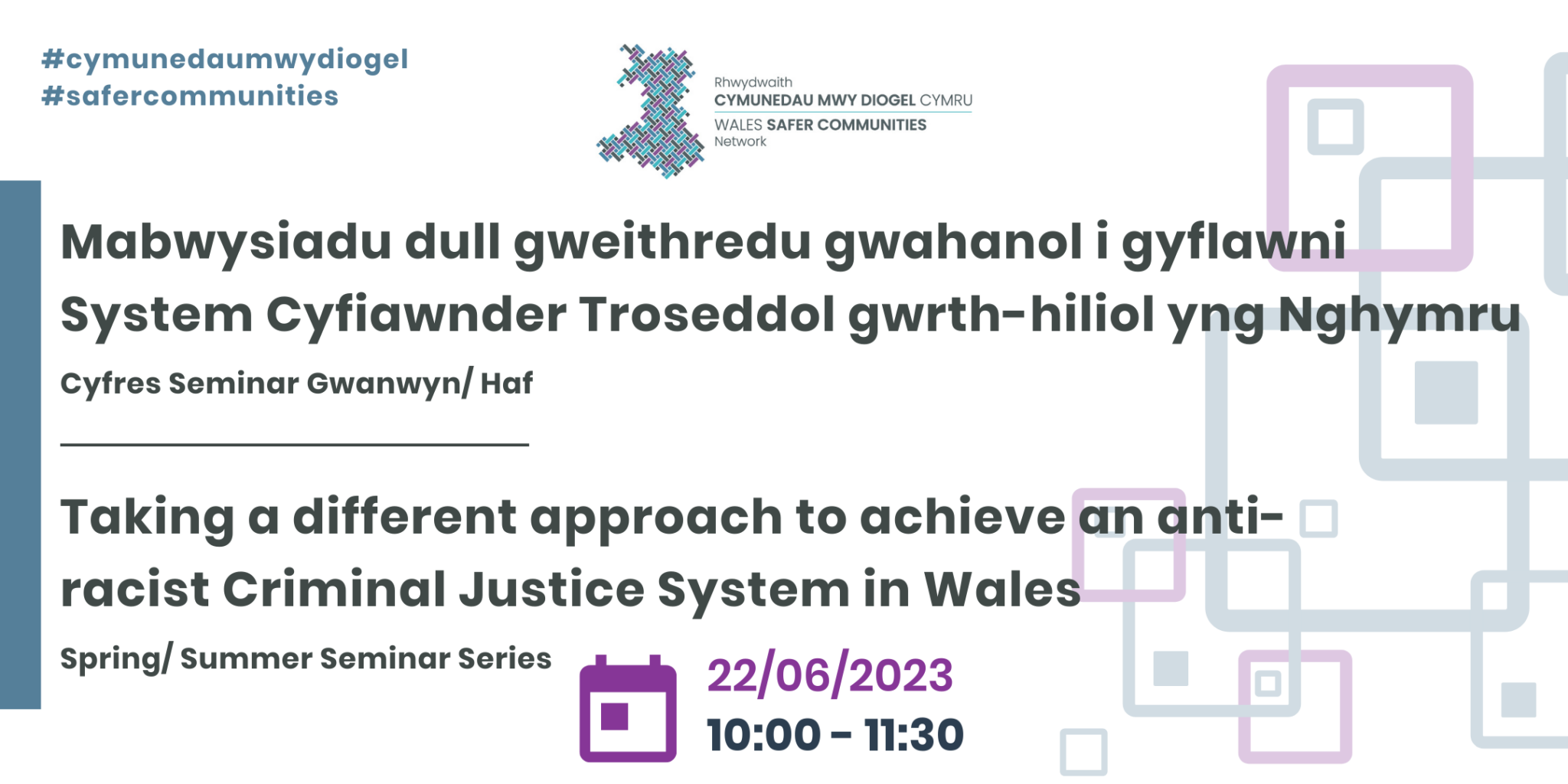 Anti-racist Criminal Justice System - Wales Safer Communities