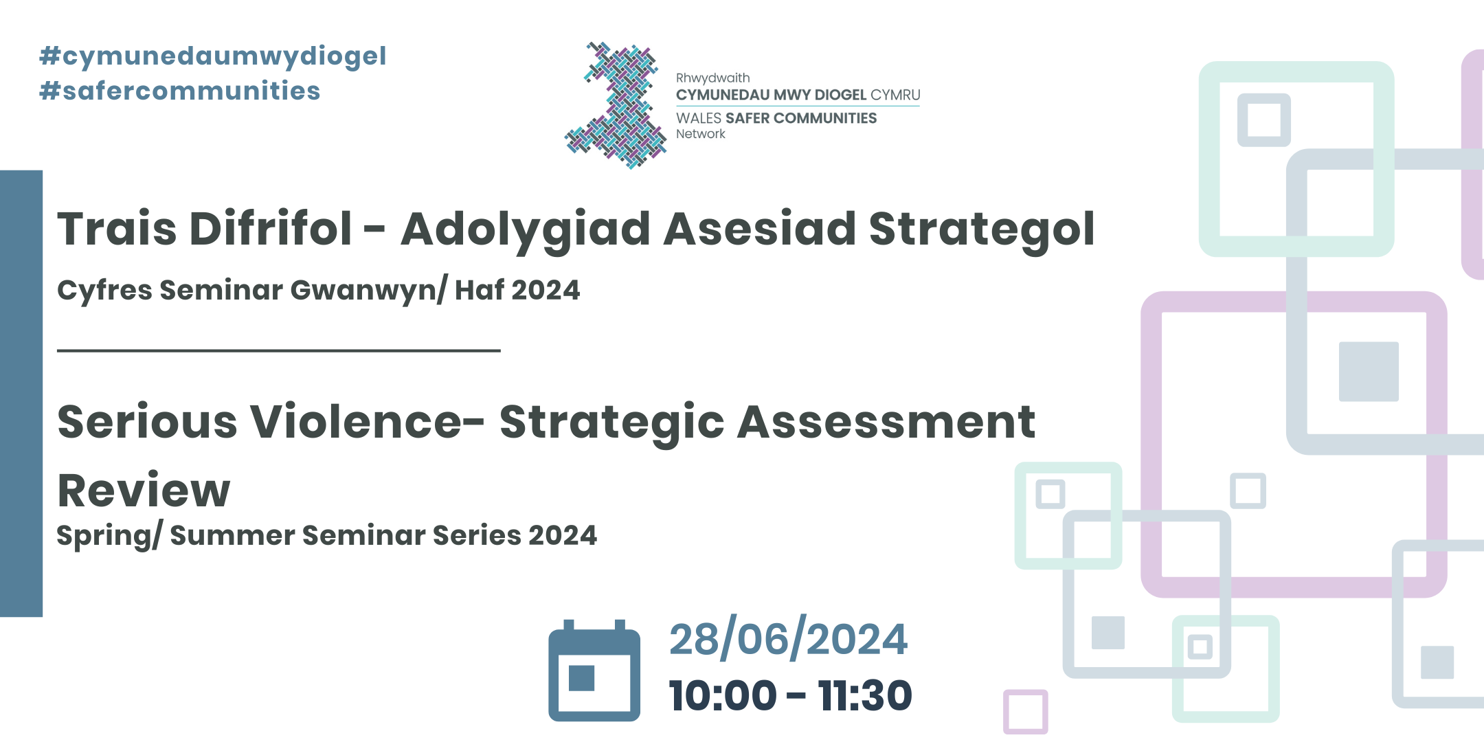 Spring/ Summer Seminar Series: Serious Violence- Strategic Assessment ...